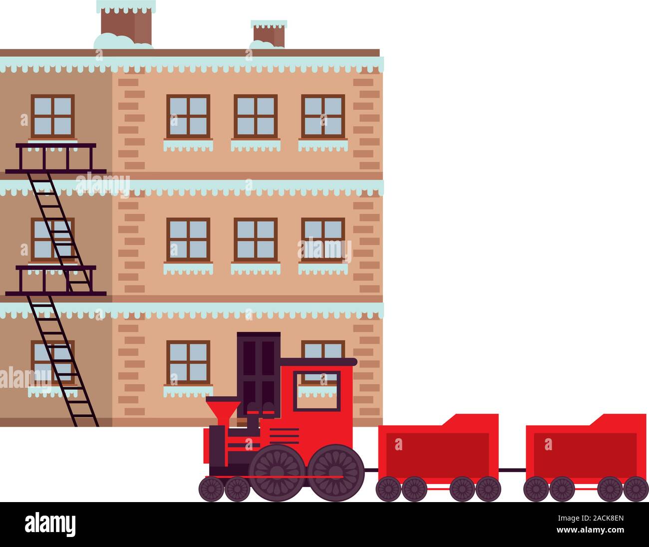 Rural train Stock Vector Images - Alamy