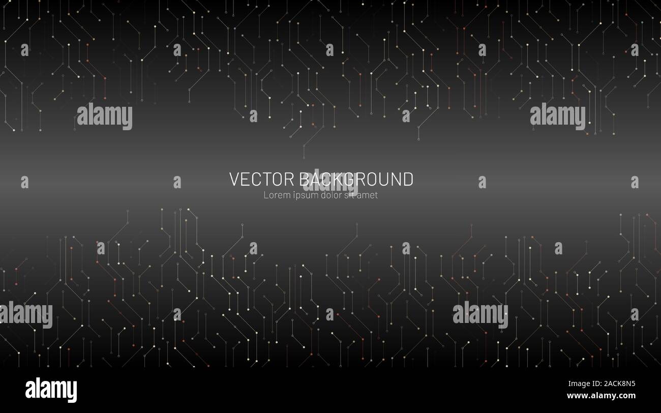 vector of modern abstract technology. The concept of connection design ...