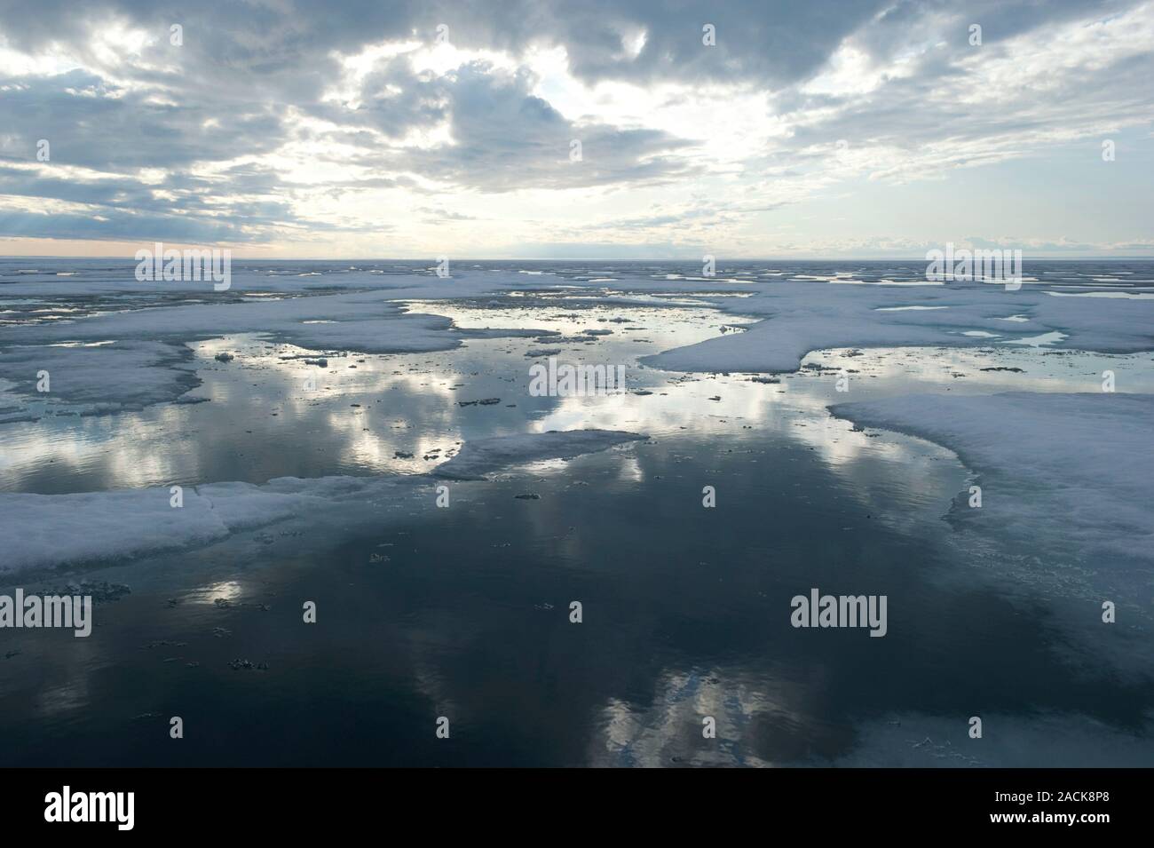 Arctic landscape at midnight in summer, Nunavut, Canada Stock Photo - Alamy