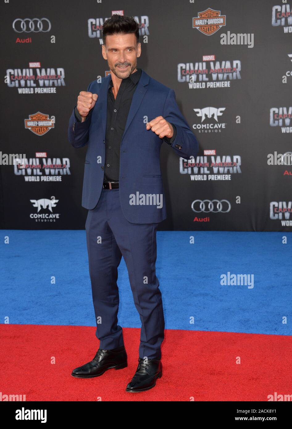 LOS ANGELES, CA. April 12, 2016: Actor Frank Grillo at the world ...