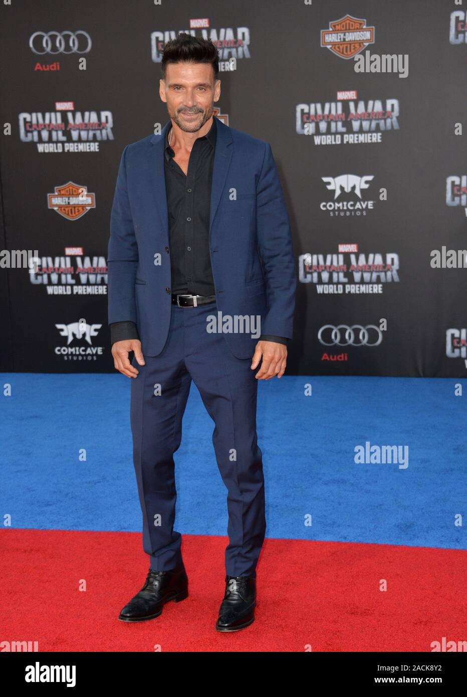 LOS ANGELES, CA. April 12, 2016: Actor Frank Grillo at the world ...