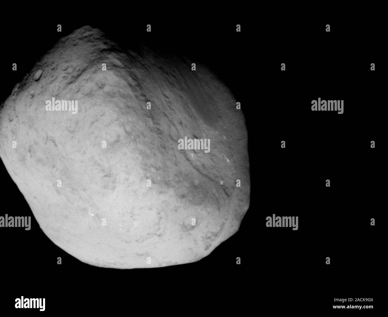 Tempel 1 comet. Satellite image of Temple 1 taken by NASA's Stardust ...