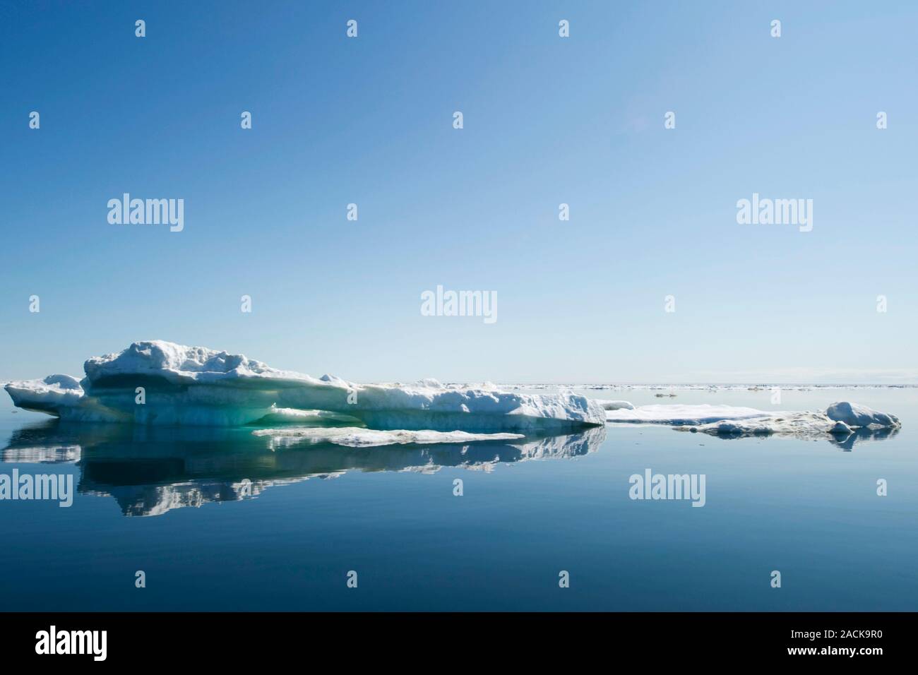 Melting pack ice, Nunavut, Canada Stock Photo - Alamy