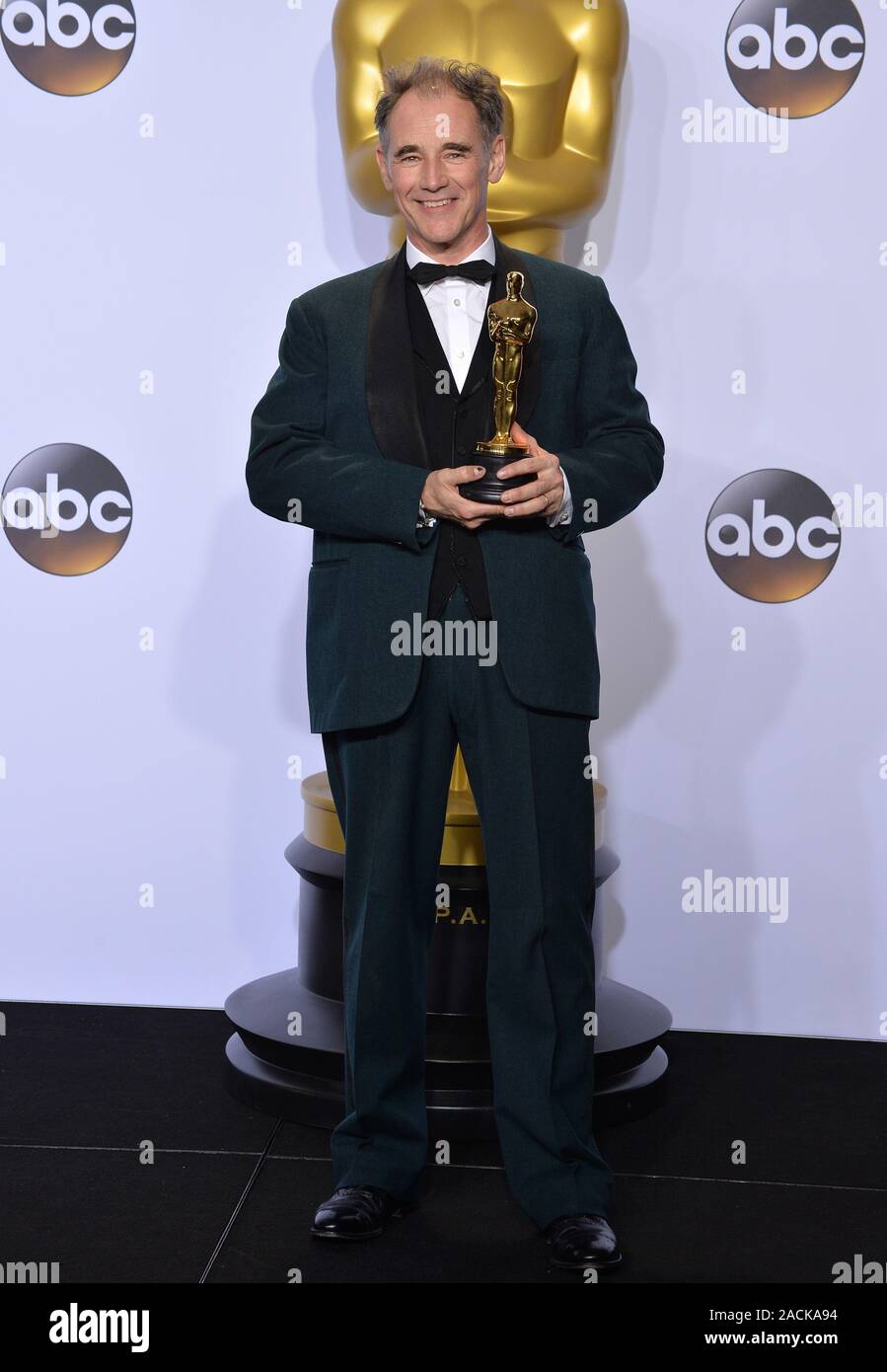 LOS ANGELES, CA - FEBRUARY 28, 2016: Mark Rylance at the 88th Academy ...