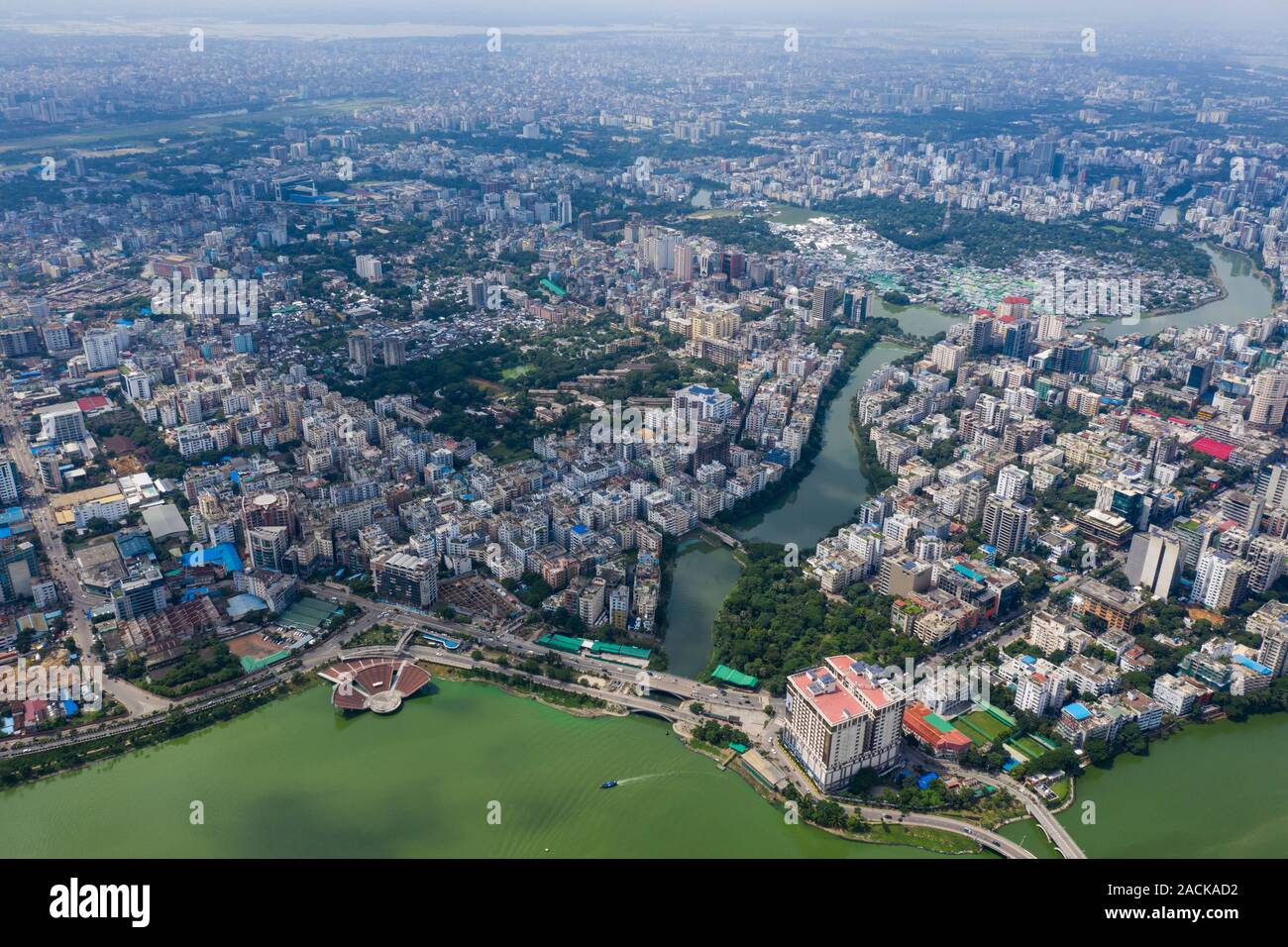 Aerial view of Dhaka, the Capital of Bangladesh Stock Photo - Alamy