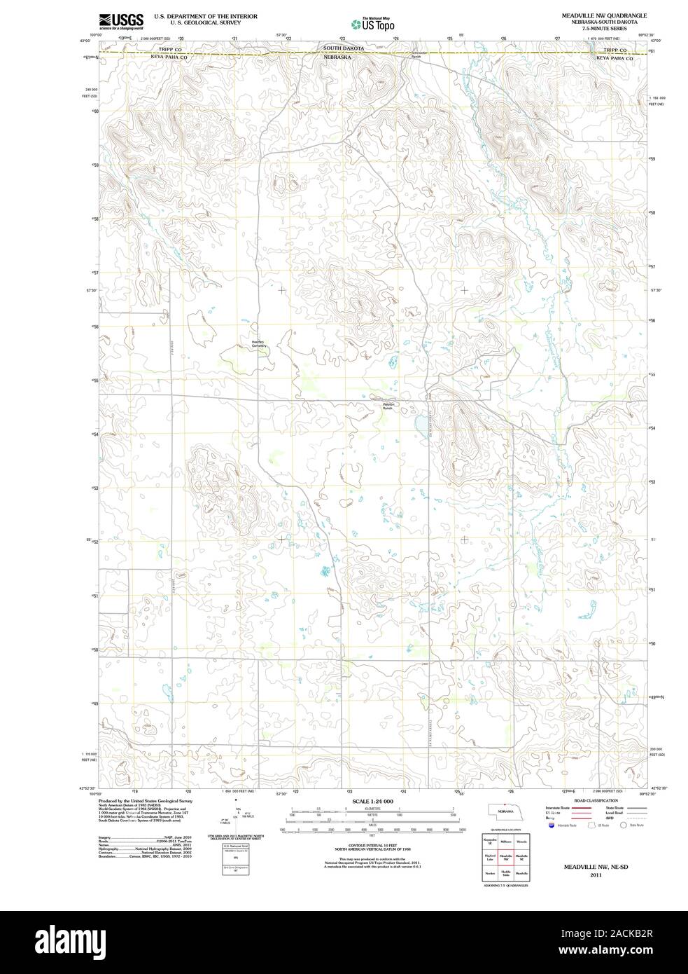 Map of meadville Cut Out Stock Images & Pictures - Alamy