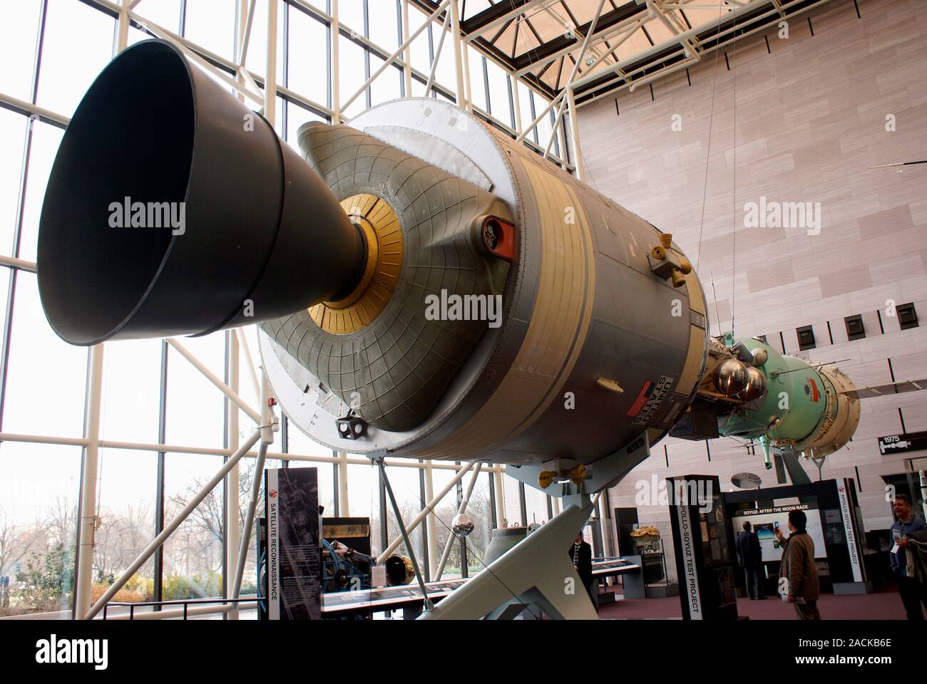 Apollo-Soyuz Test Project display in National Air & Space Museum ...