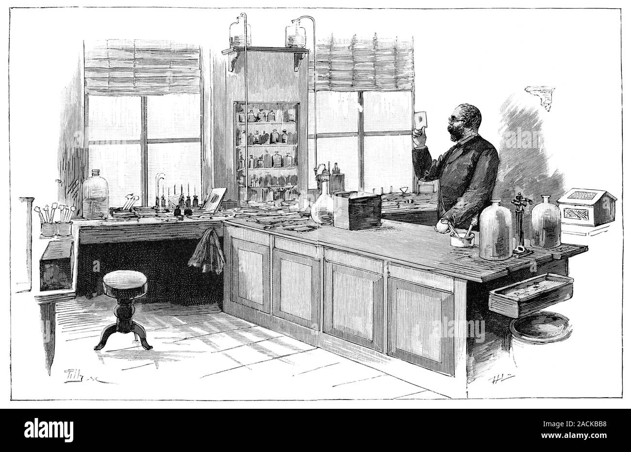 Koch and tuberculosis research. The German bacteriologist Robert Koch ...