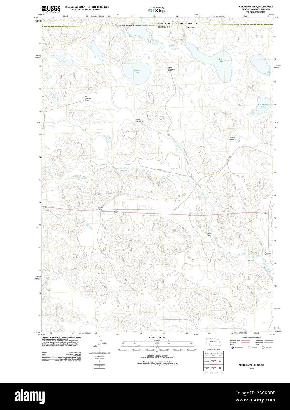 Map of merriman hi-res stock photography and images - Alamy