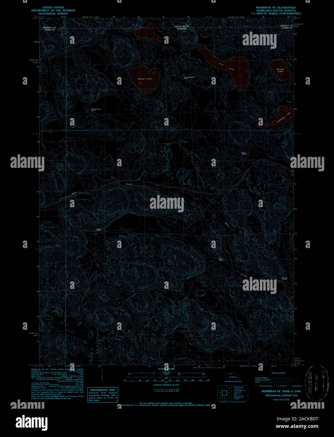 Map of merriman hi-res stock photography and images - Alamy