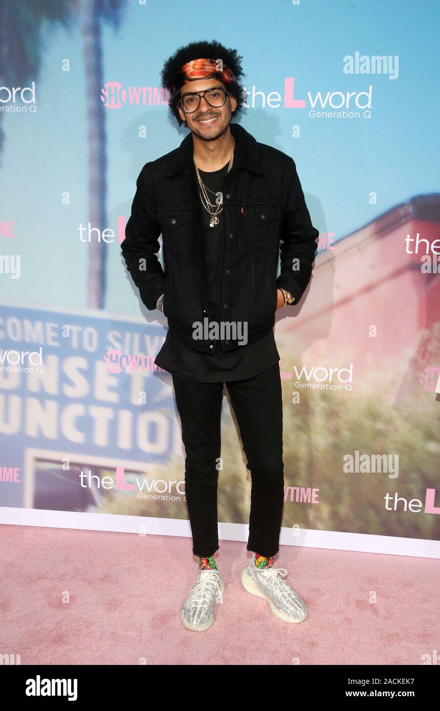 Los Angeles, Ca. 2nd Dec, 2019. Yassir Lester, at The L Word ...