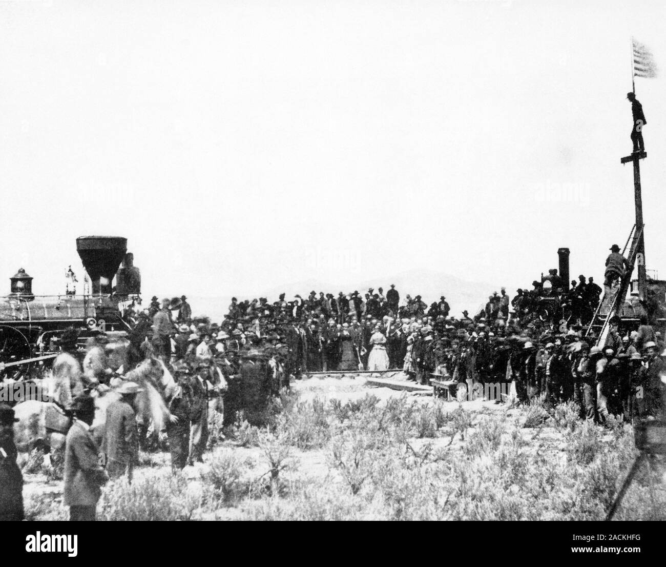 Golden Spike Ceremony to mark the completion of the First ...