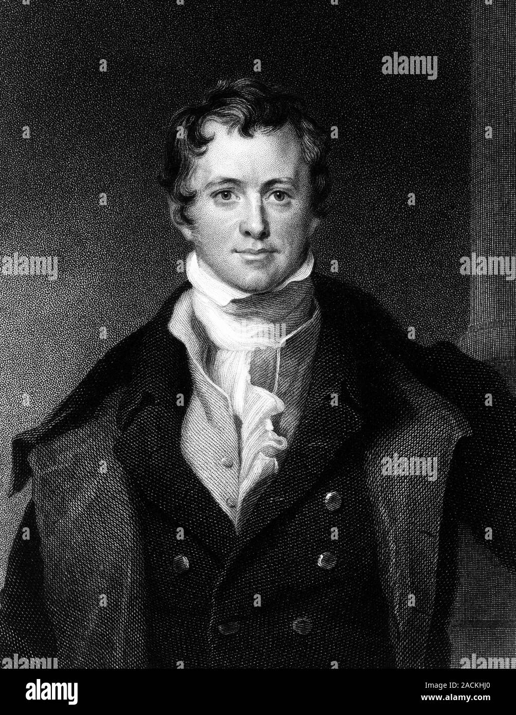 Sir Humphry Davy (1778-1829), historical artwork. Davy is best known ...