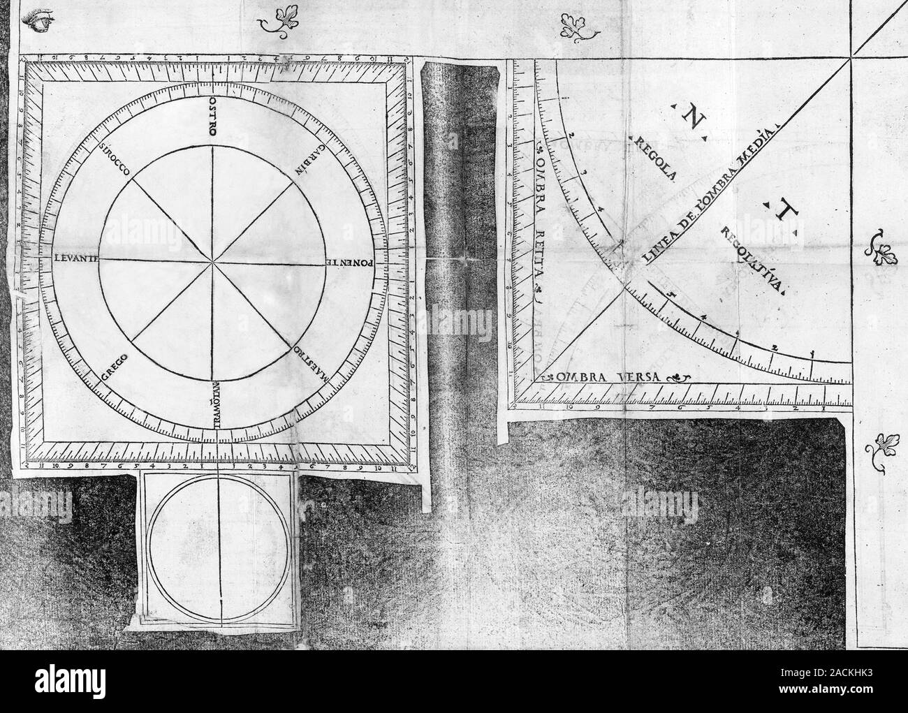 Questi et inventioni diverse by Niccolo Tartaglia. Fold-out plate from ...