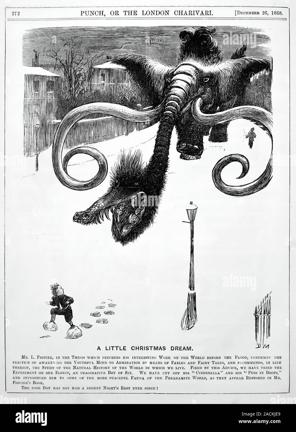 Cartoon from Punch December 1868 by Du Maurier. The legend to the ...
