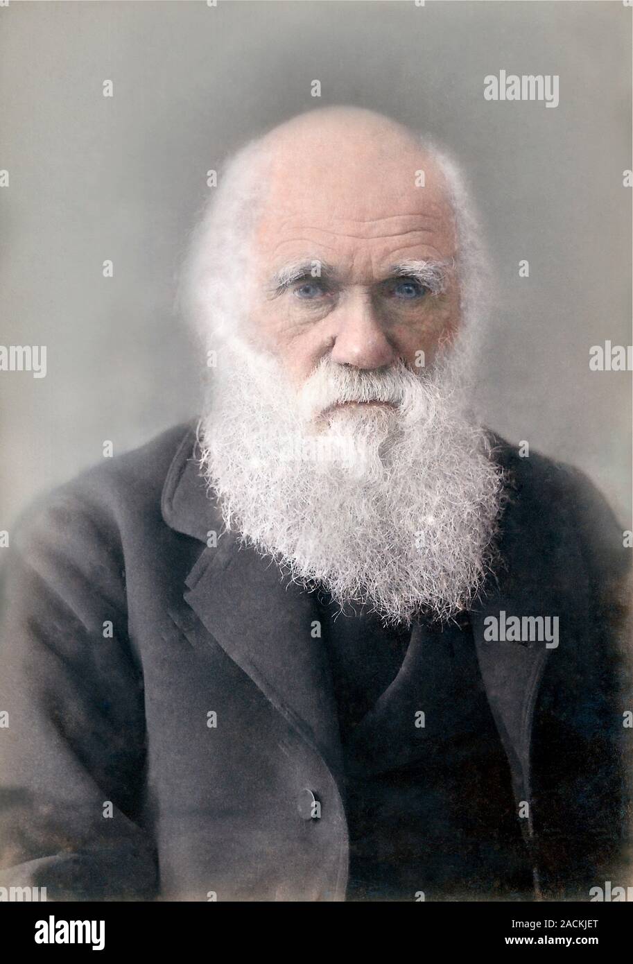 Hand coloured photograph based on the 1879 Photograph by Elliot and Fry ...