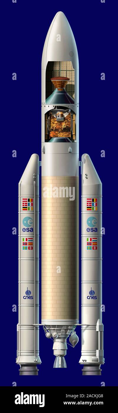 Ariane 5 rocket with the Atmospheric Re-entry Demonstrator (ARD ...