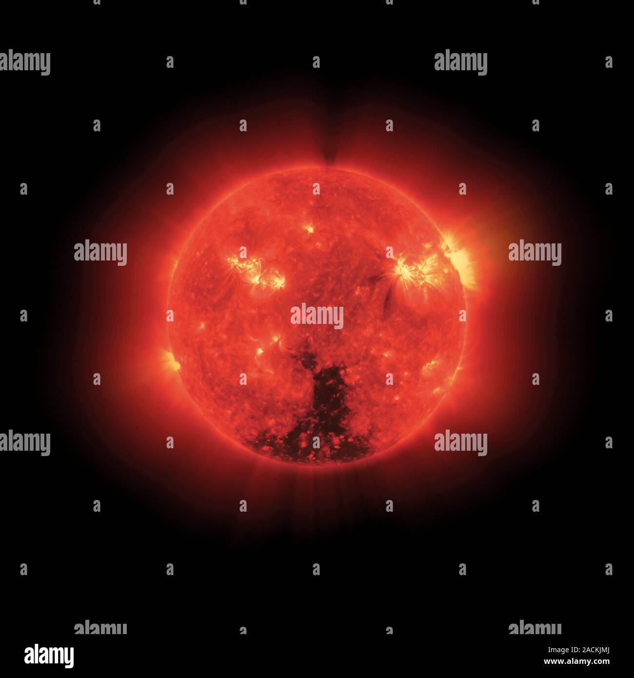 The Sun, X-ray image. 1970 X-ray image of the Sun Stock Photo - Alamy