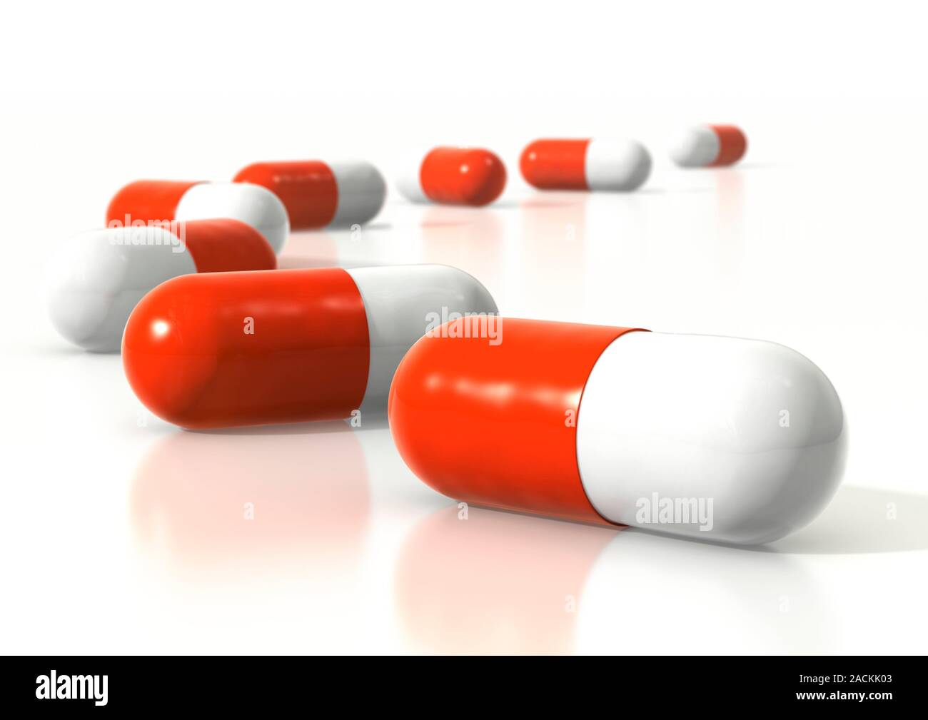 Drug capsules, computer artwork Stock Photo - Alamy