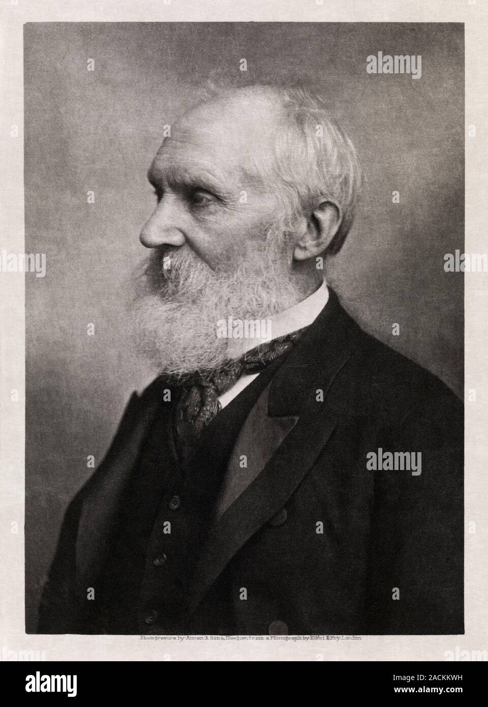 Lord Kelvin (1824-1907), British physicist and mathematician. Born ...