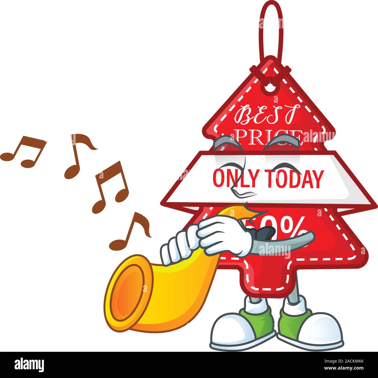 Super cool christmas best price tag cartoon character performance with ...