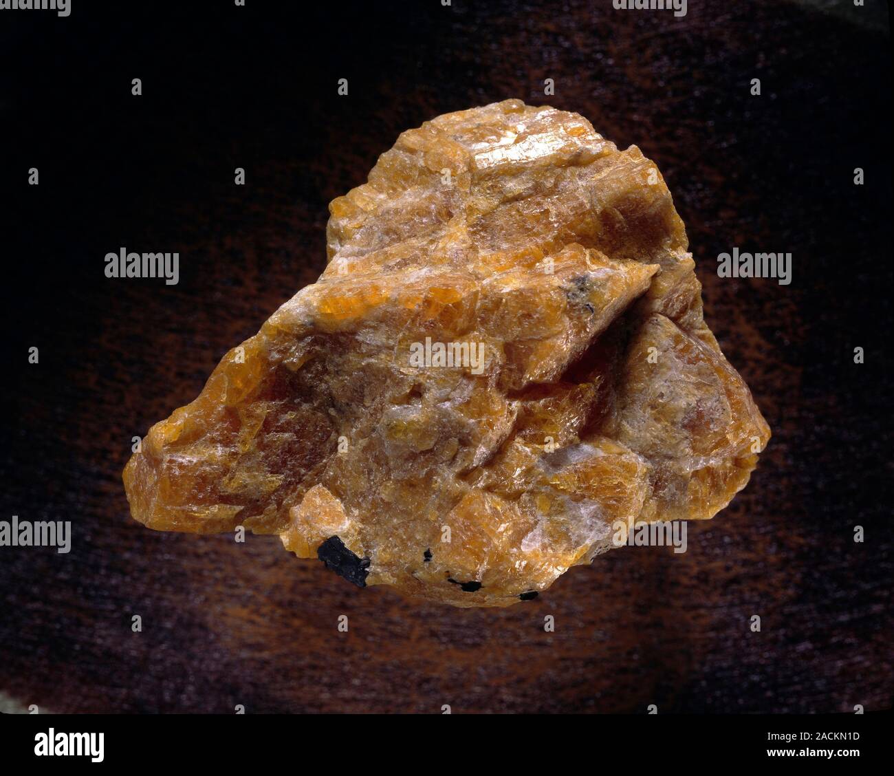 Cancrinite specimen. Cancrinite (sodium calcium aluminium silicate ...