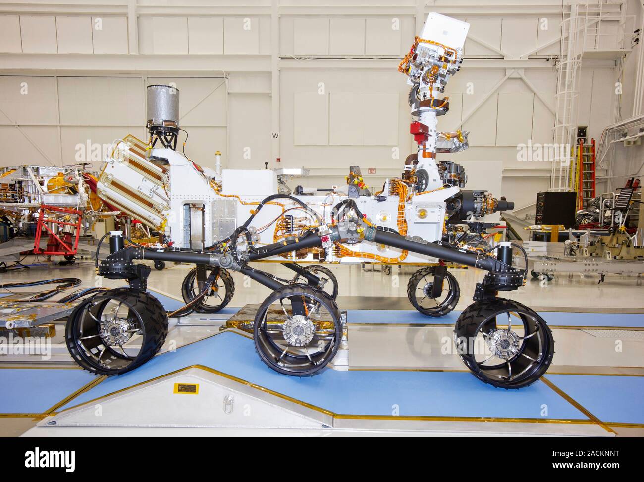 Curiosity rover during mobility testing. This is the rover for the Mars ...