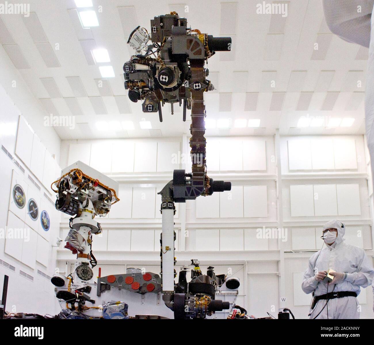 Curiosity rover during testing. This is the rover for the Mars Science ...