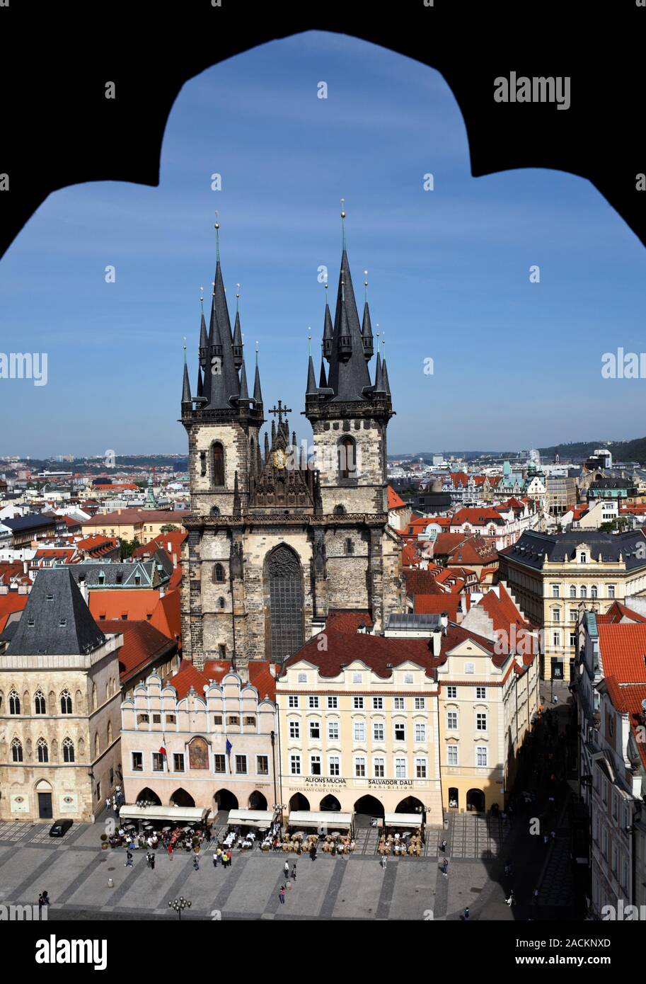 Old town square tyn church hi-res stock photography and images - Alamy