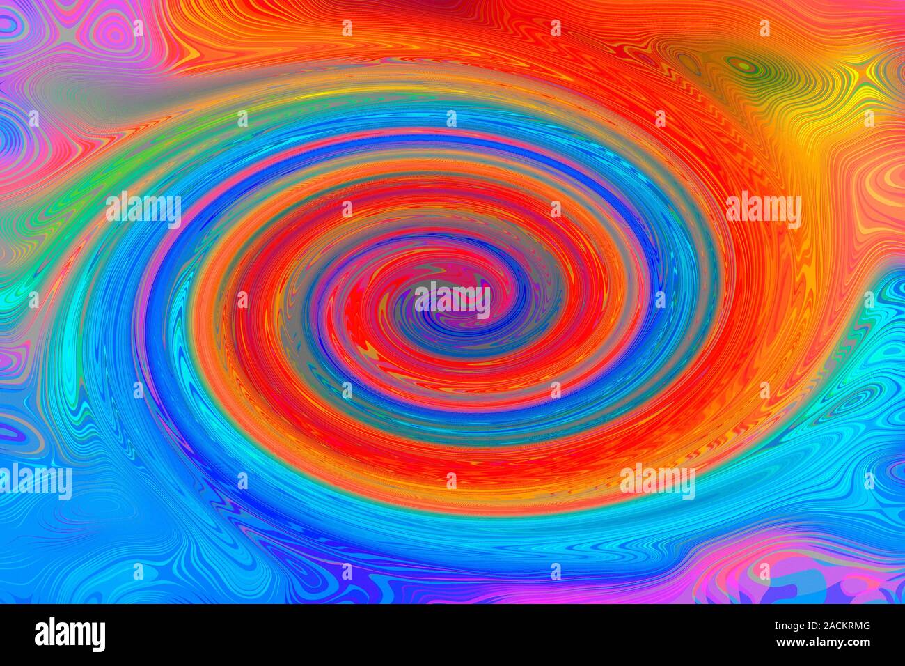 Abstract artwork, with swirling colours forming a whirlpool Stock Photo ...