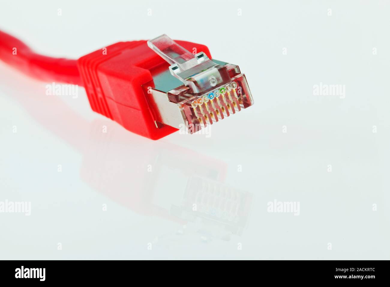 Network cable of a computer Stock Photo - Alamy