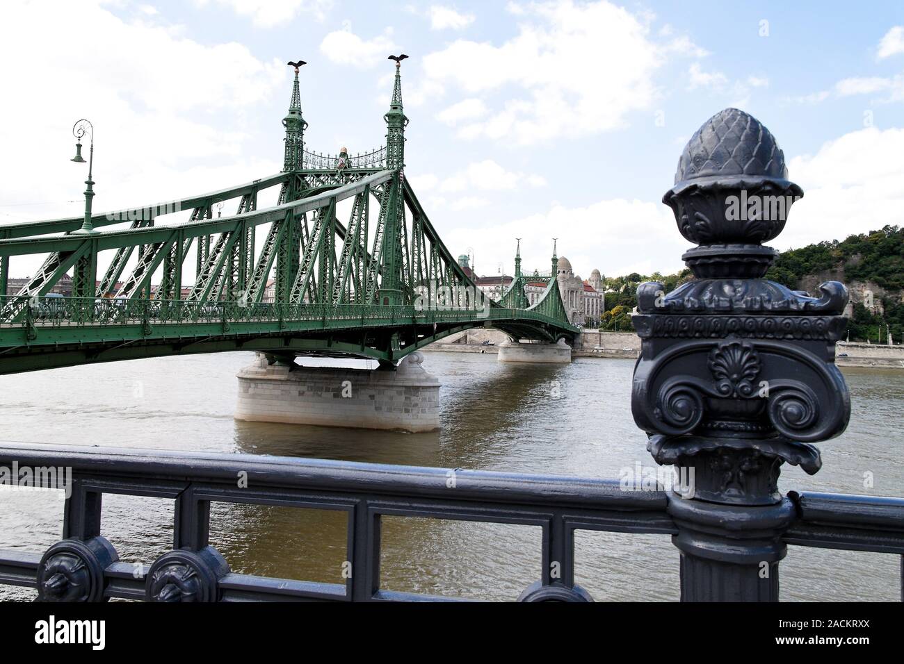 Budapest, Hungary, Freedom Bridge Stock Photo - Alamy