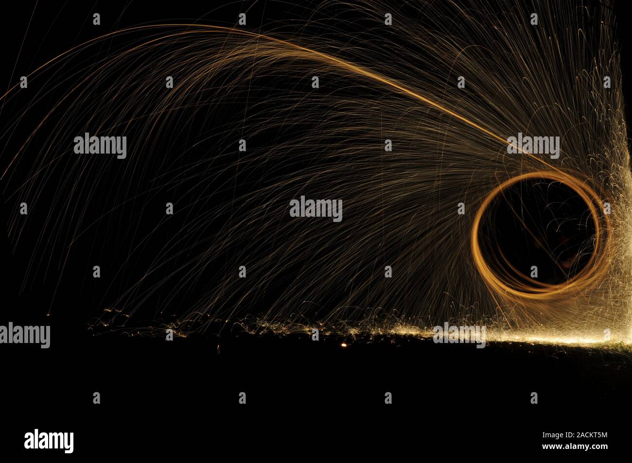 glowing spark spiral Stock Photo - Alamy