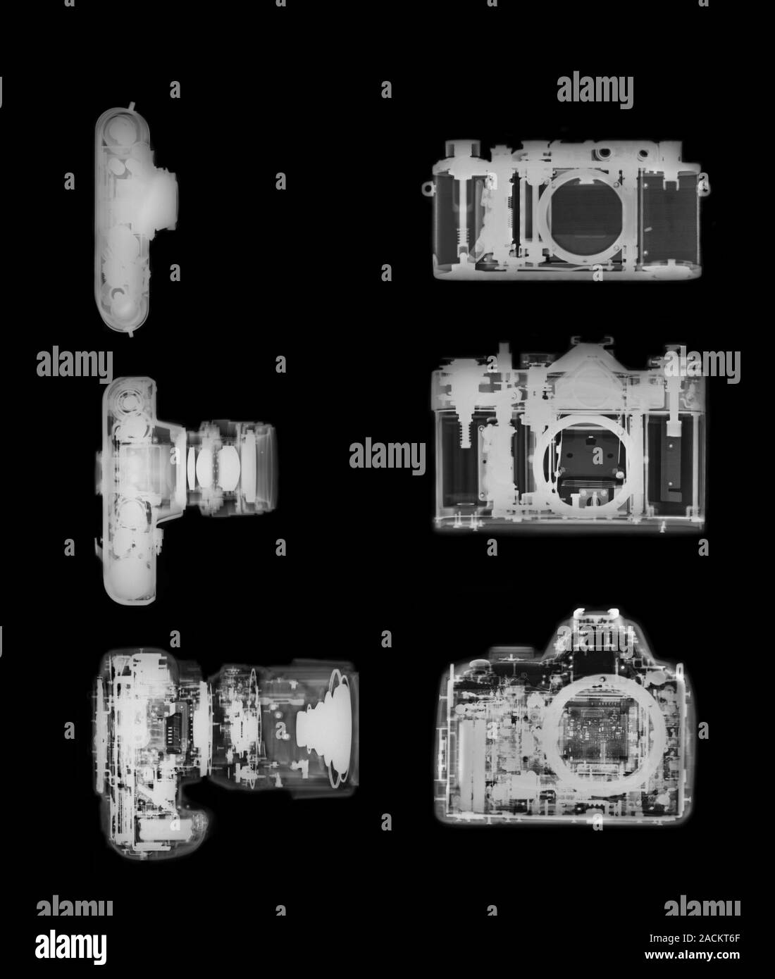 X-ray photography of digital cameras Stock Photo - Alamy