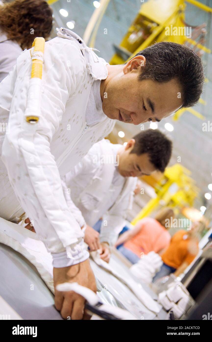 Japanese astronauts training. Japan Aerospace Exploration Agency (JAXA ...