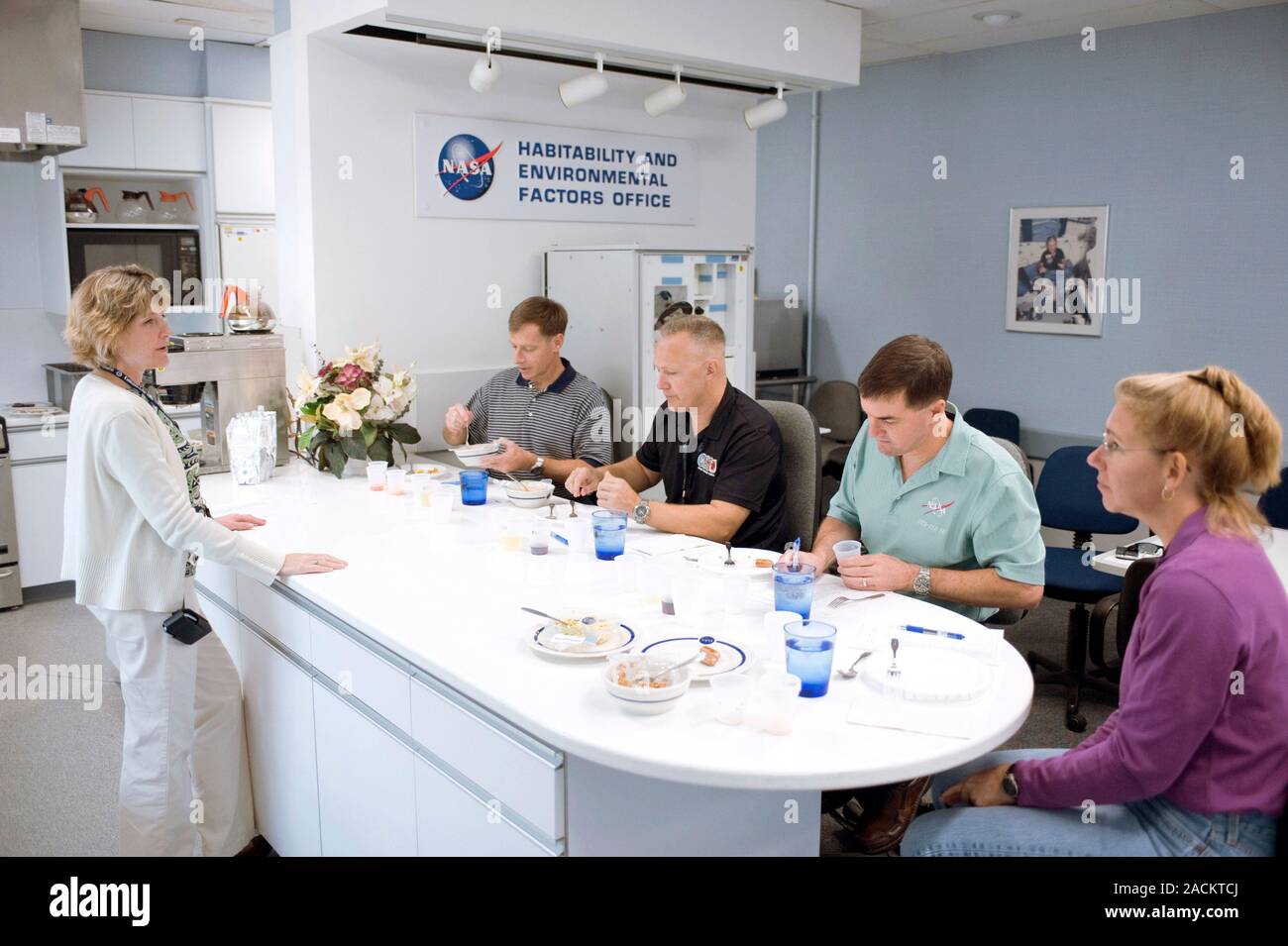 Space Shuttle final flight crew. STS-135 crew members participating in ...