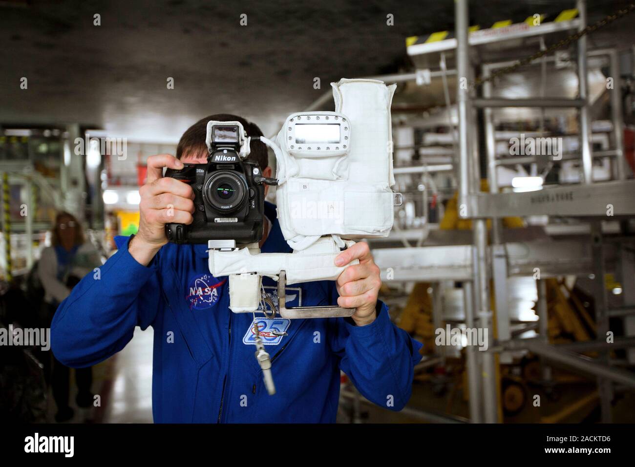 Final shuttle mission preparation. NASA astronaut Rex Walheim ...