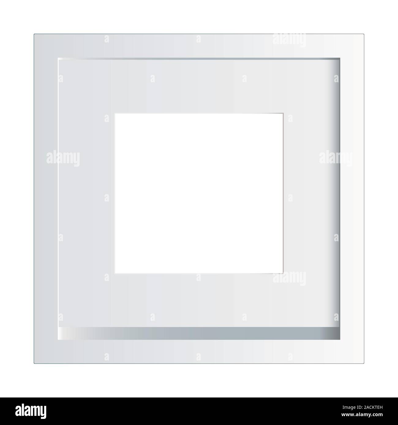 White photo frame Stock Photo - Alamy