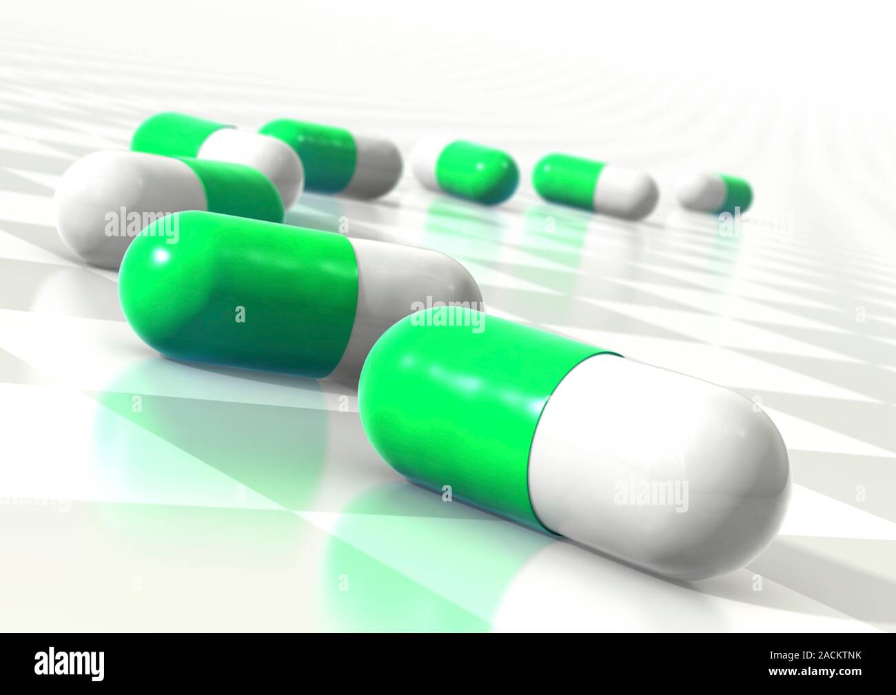 Drug capsules, computer artwork Stock Photo - Alamy