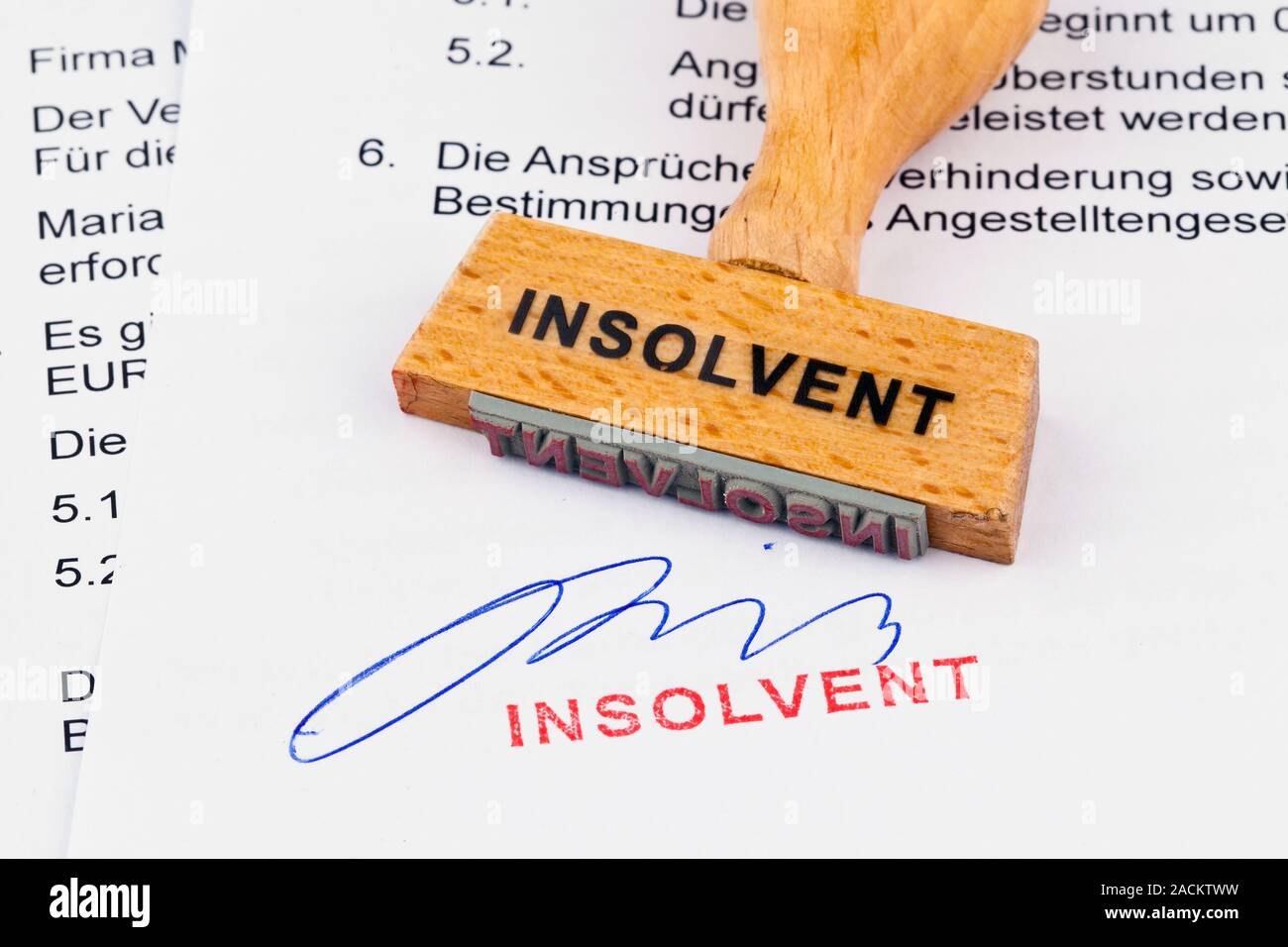 Insolvent hi-res stock photography and images - Alamy