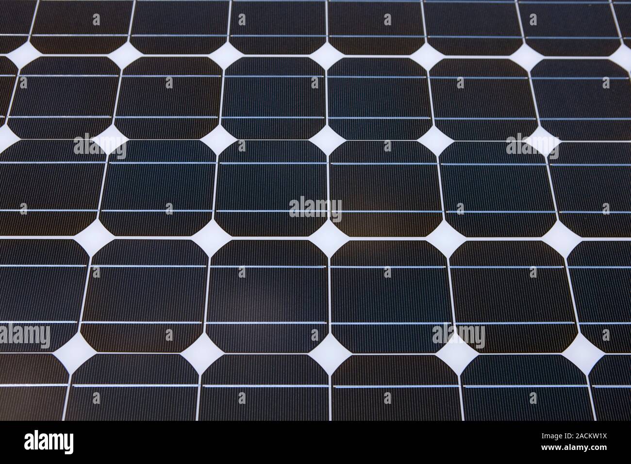 Solar panels. Close-up of the surface of a photovoltaic cell array ...