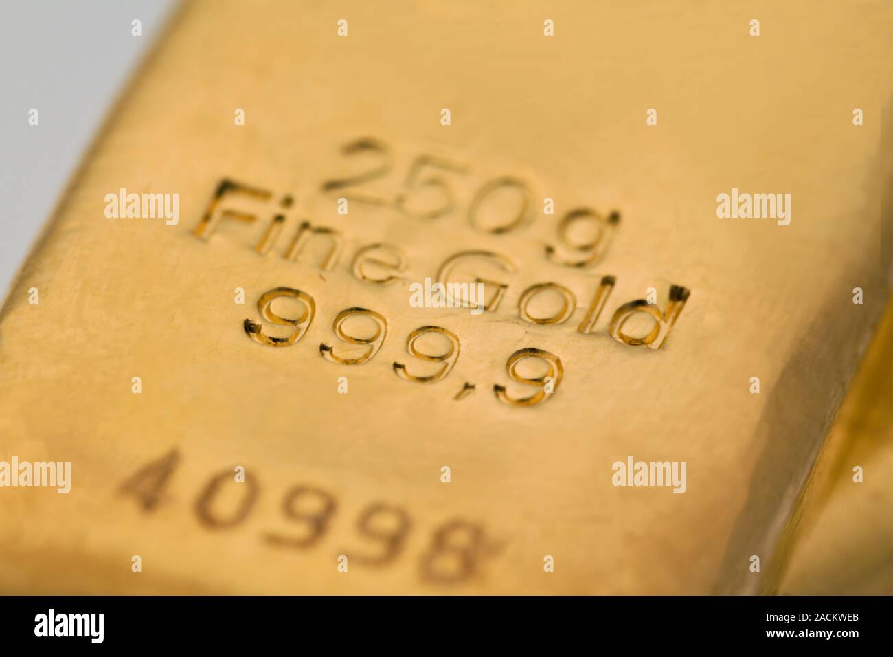 Investing in real gold Stock Photo - Alamy
