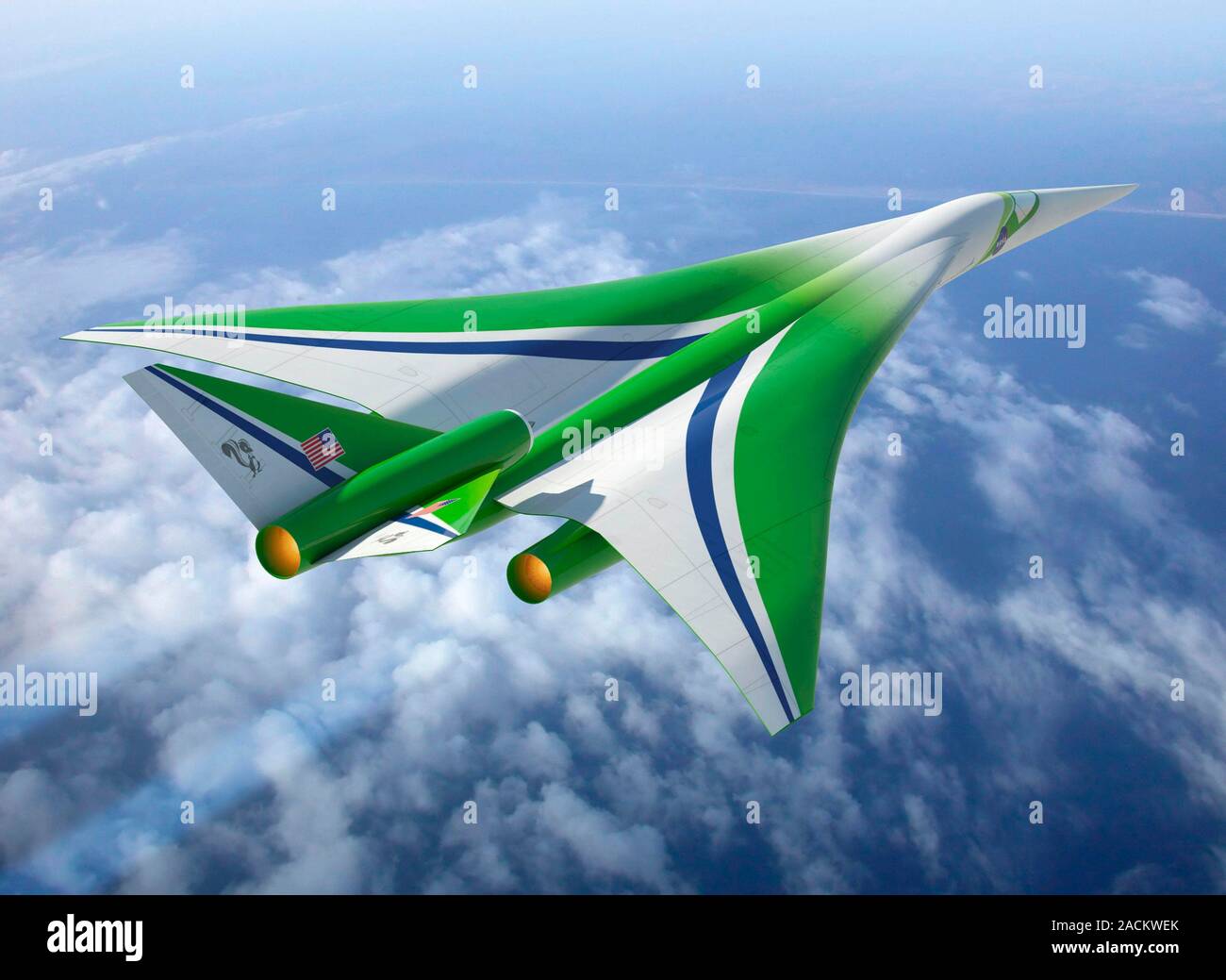 Supersonic aircraft. Proposed aircraft design for future supersonic ...