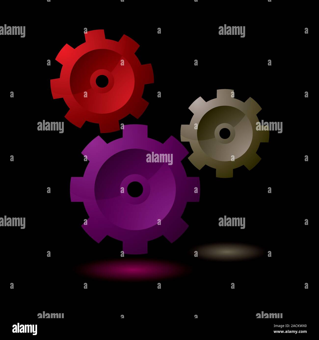 Gear cog symbol Stock Photo - Alamy