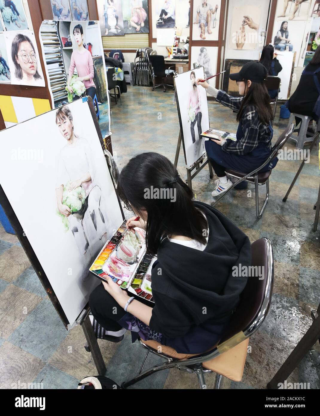 03rd Dec, 2019. Prep for college skill test College aspirants draw ...