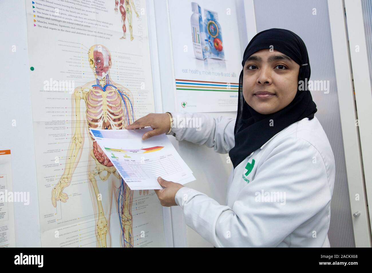 Female medical student studies the human body Stock Photo - Alamy