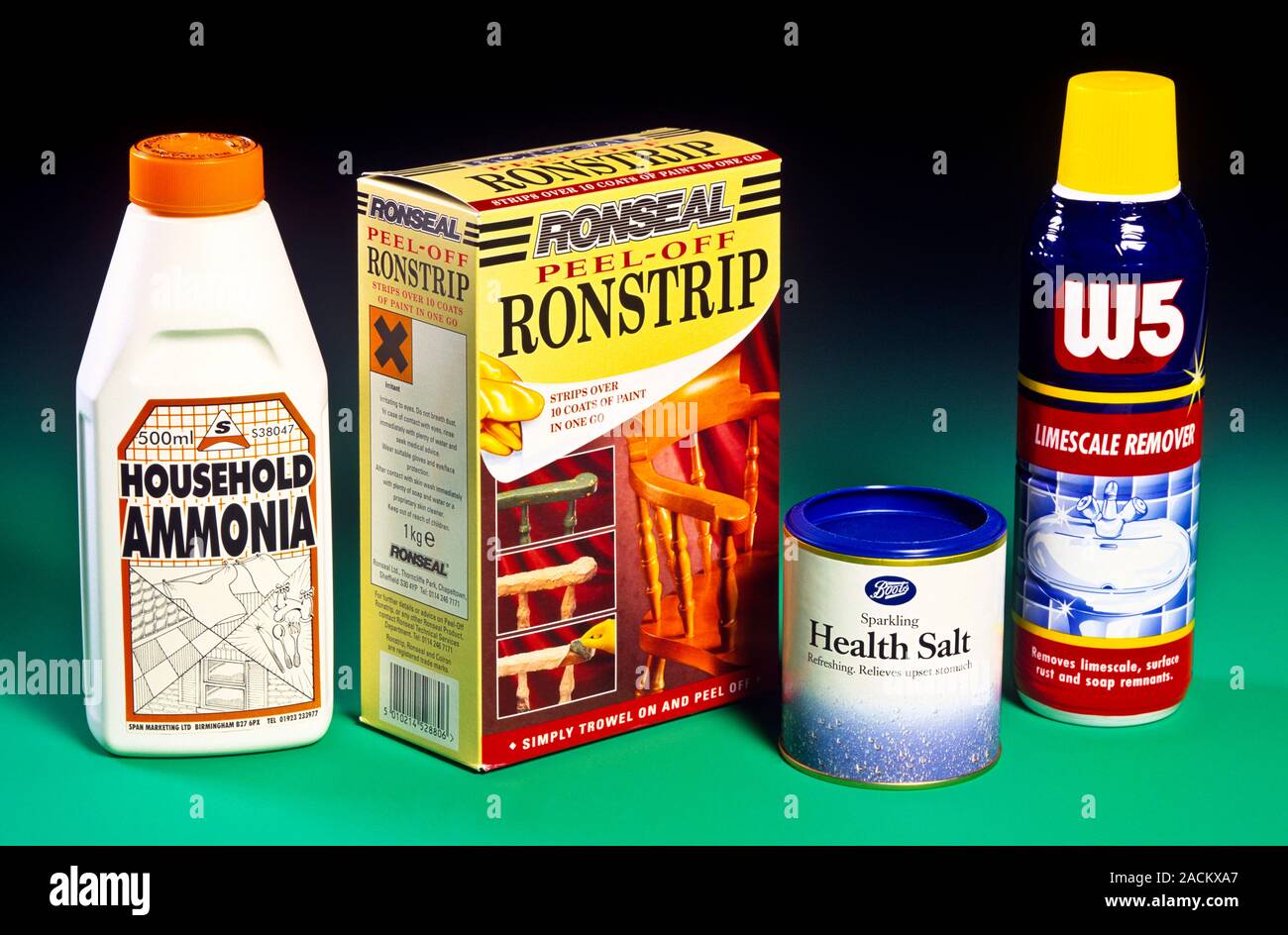 Household acids and bases. Commercial household products that use acids ...