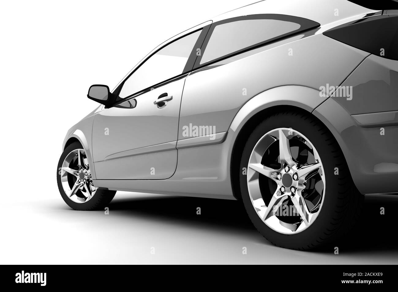 Silver car hi-res stock photography and images - Alamy