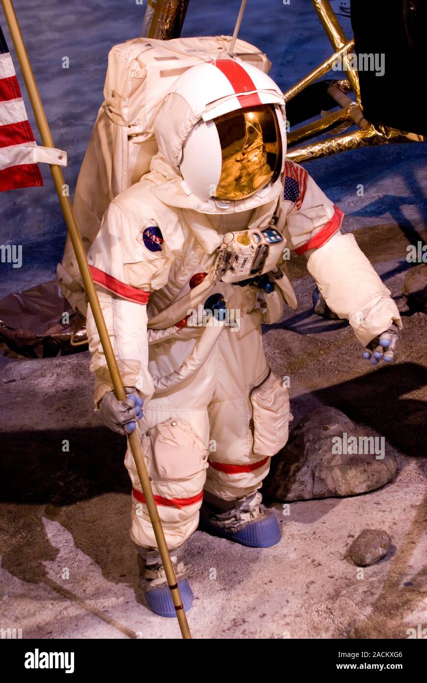 Apollo Lunar Module diorama at the Museum of Science and Industry ...