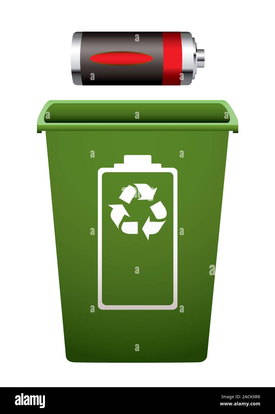 Battery recycle symbol hi-res stock photography and images - Alamy